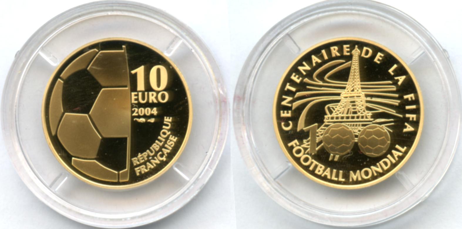 10 Euro 2004 Centenaire de la FIFA - Football mondial - Holmasto