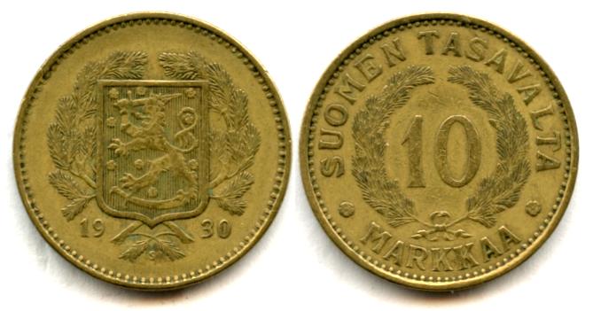 10 markkaa 1930 - Holmasto
