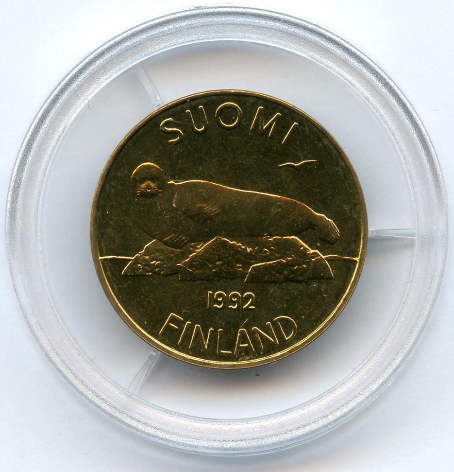 5 markkaa 1992 Norppa - Holmasto