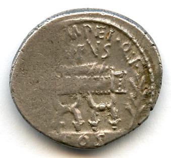 Q. Pompeius Rufus, denaari, 54 eKr. - Holmasto