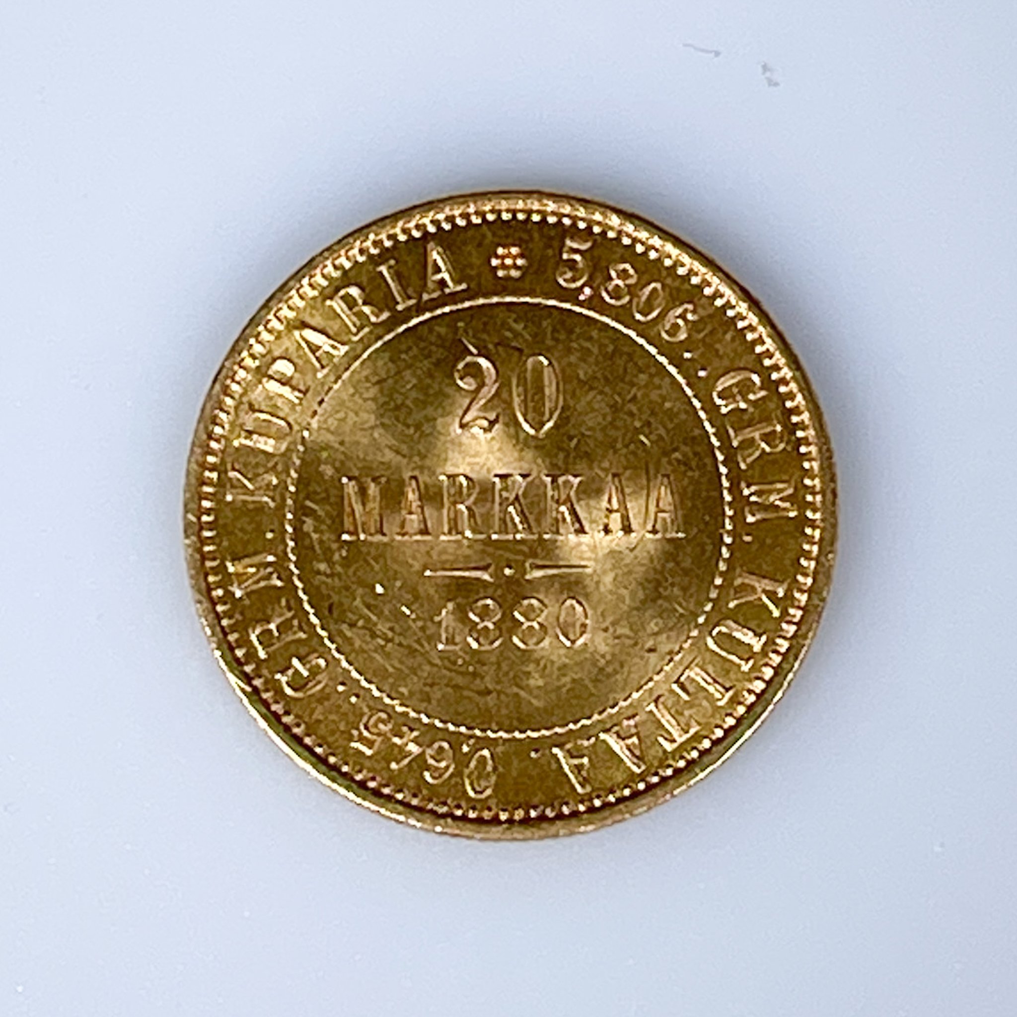 20 markkaa 1880 - Holmasto