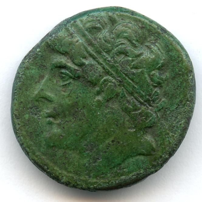 Sisilia, Syrakusa. Hieron II, 275-216 eKr. - Holmasto