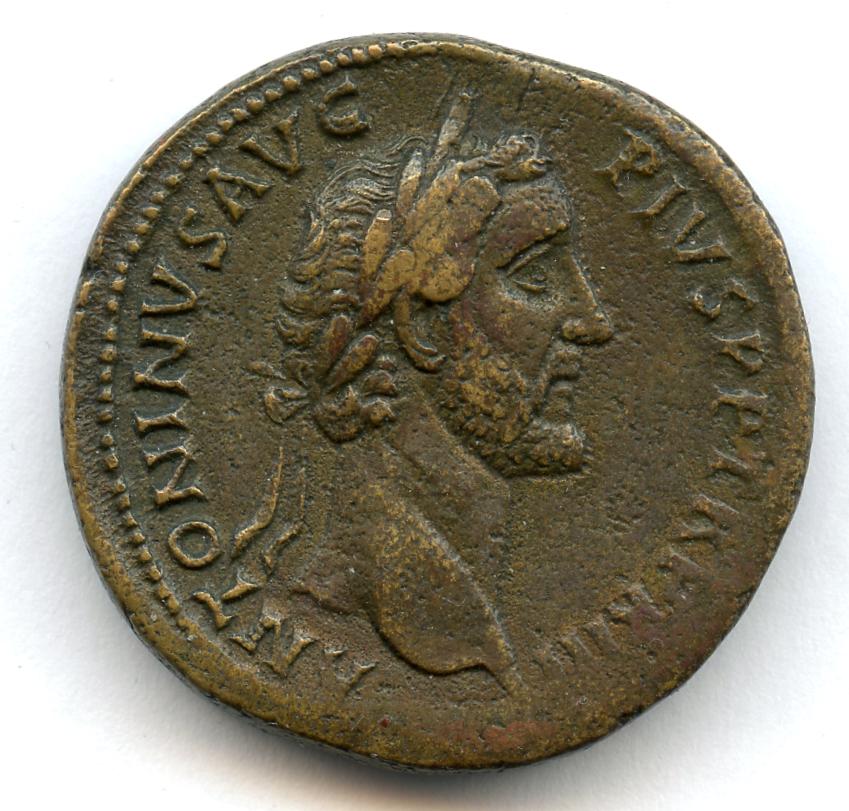 Antoninus Pius. Sestertius. Rooma, 149-150 jKr. - Holmasto