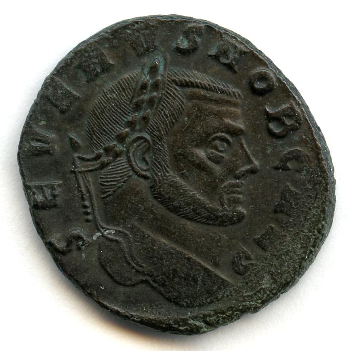 Severus II. Follis. Rooma, 306 jKr. - Holmasto