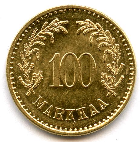 100 markkaa 1926 - Holmasto