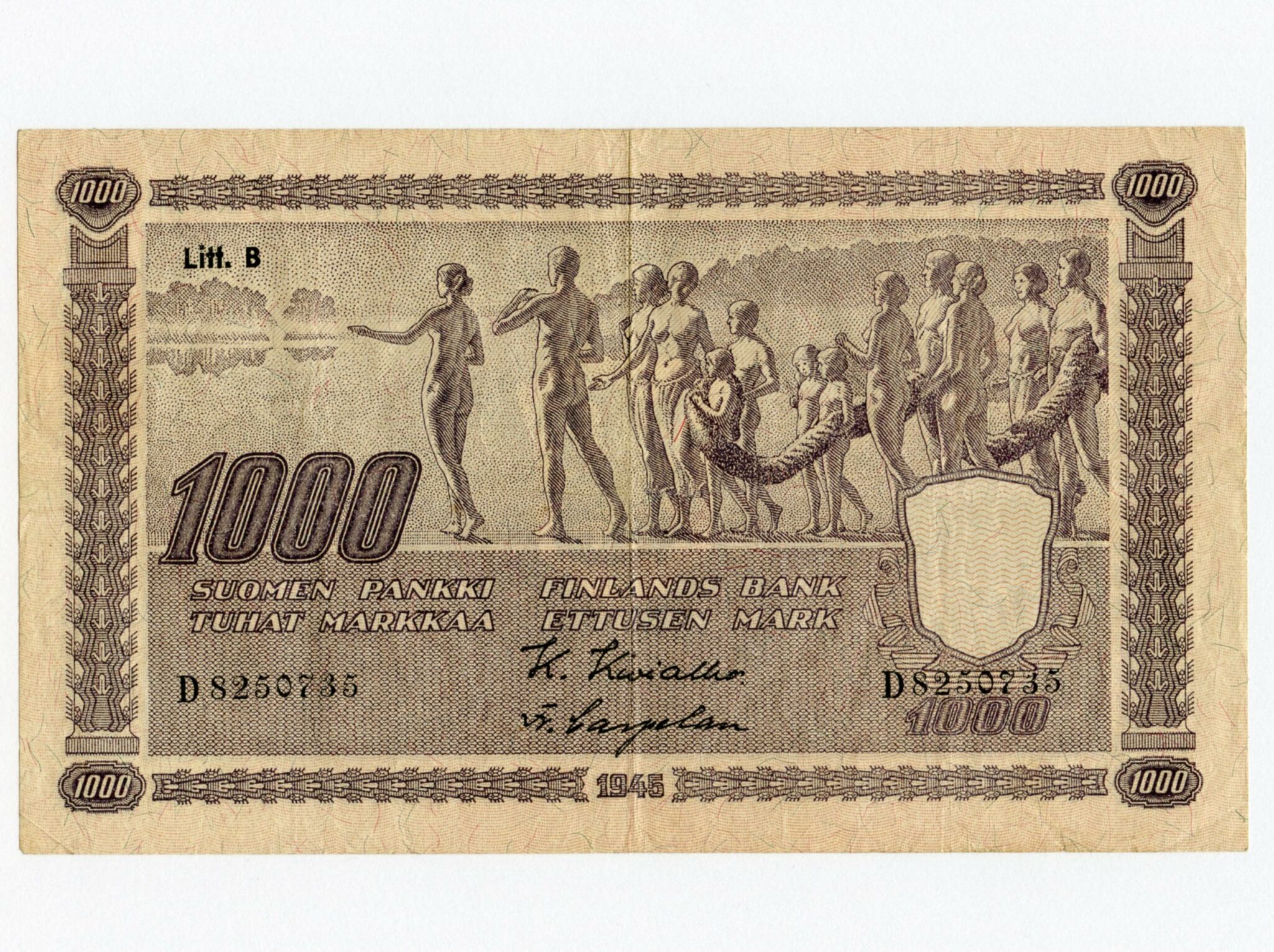 Markan setelit - Suomen markka & Vanhat markan setelit - Holmasto