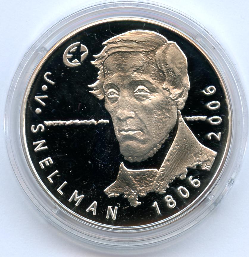 10 euro 2006 J.V. Snellman (proof) - Holmasto