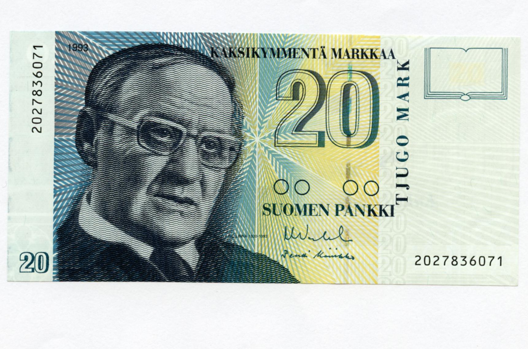 Markan setelit - Suomen markka & Vanhat markan setelit - Holmasto