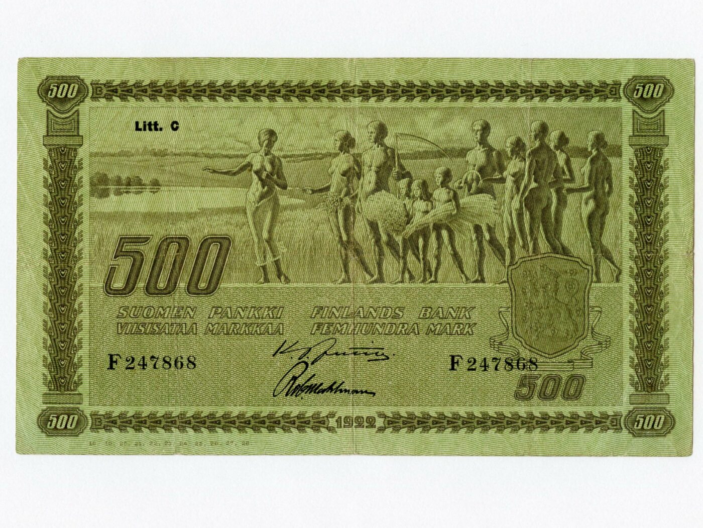 Suomalaiset markan setelit - Holmasto