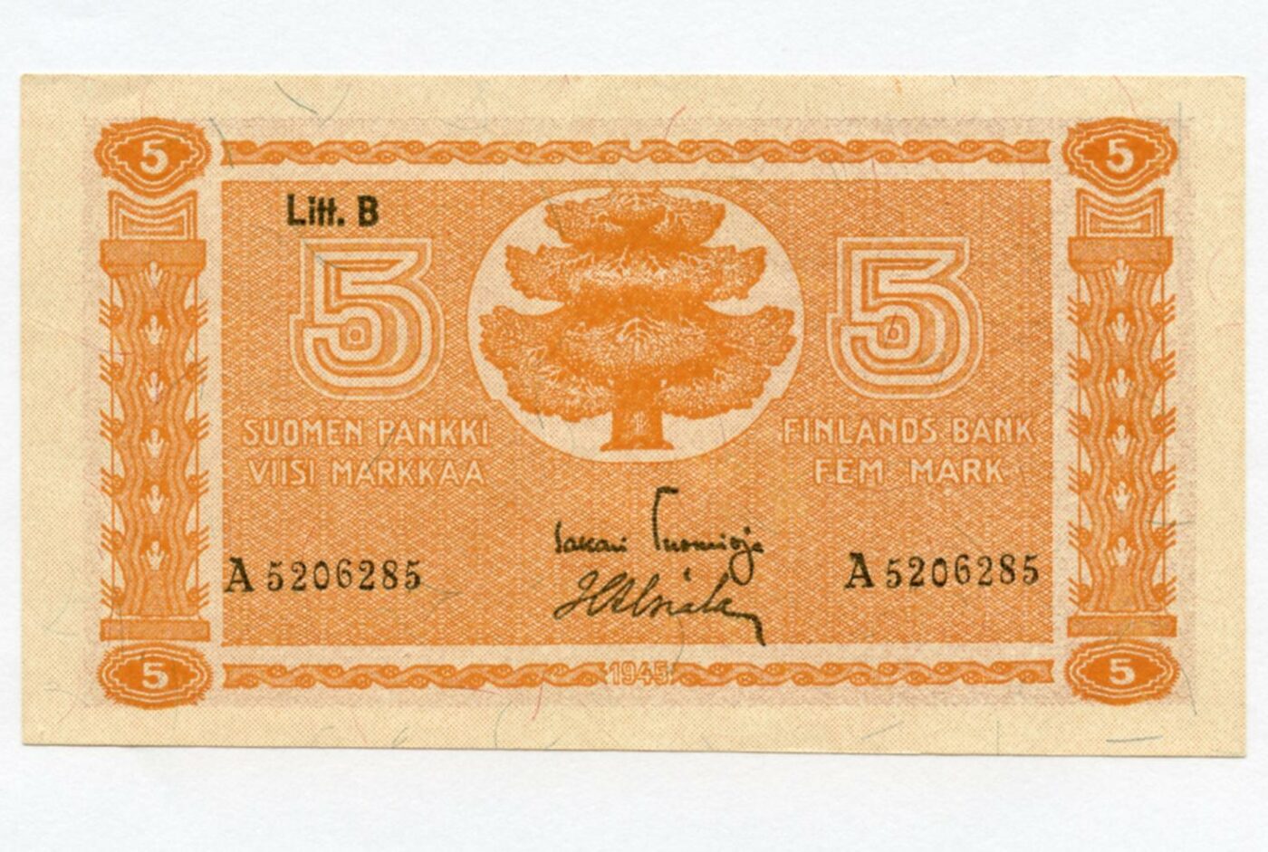 Suomalaiset markan setelit - Holmasto