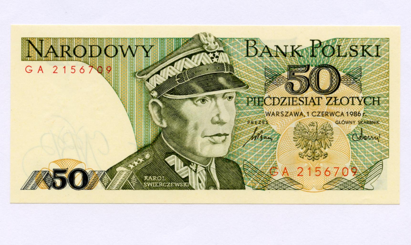 Poland. 50 Zlotych 1986 - Holmasto