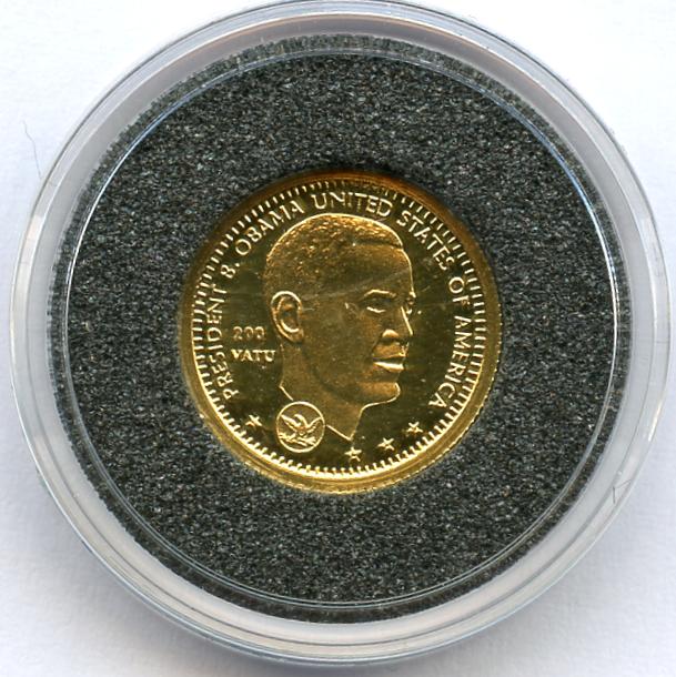 200 Vatu 2009 President Barack Obama - Holmasto
