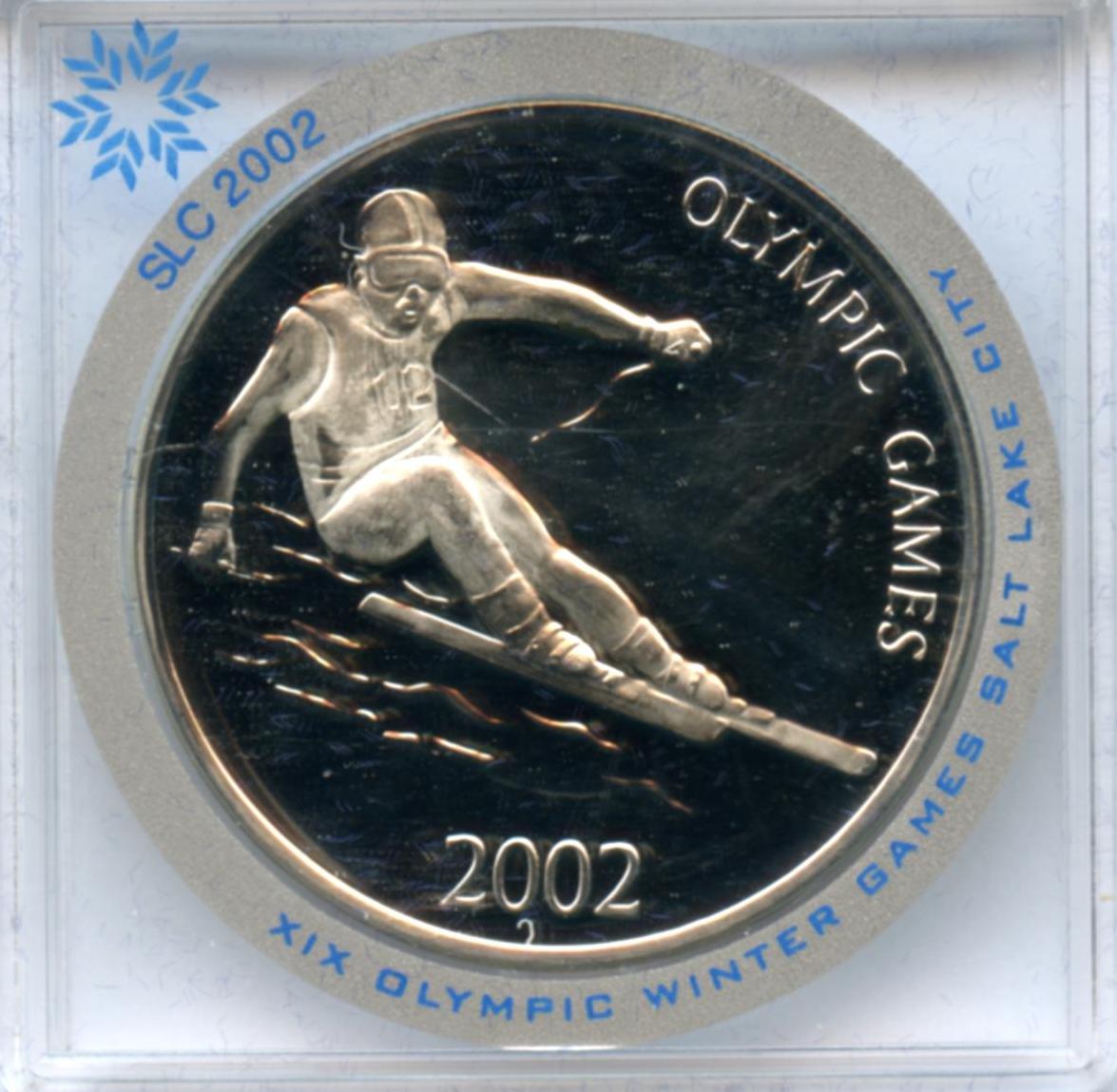 10000000 Lira 2001 Salt Lake City Olympics - Holmasto