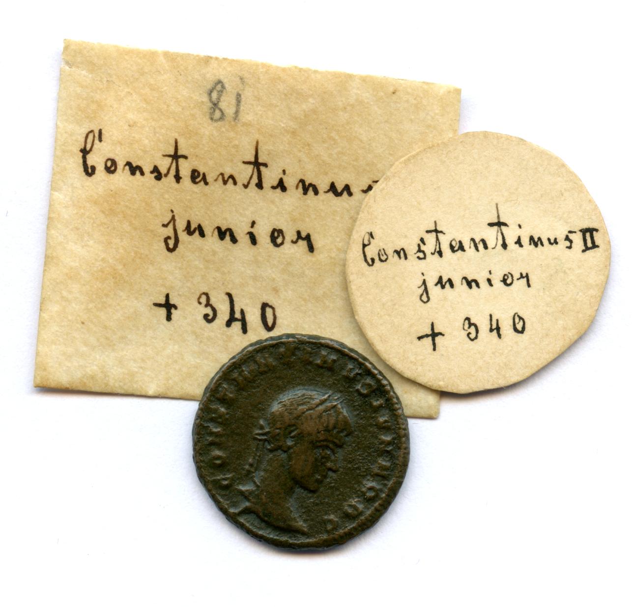 Konstantinus II. Follis. Siscia, 320-321 jKr. - Holmasto