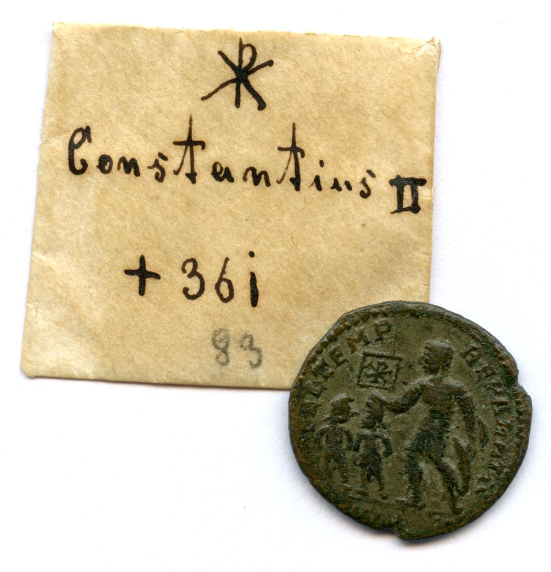 Constantius II. Follis. Antiokia, 348-350 jKr. - Holmasto