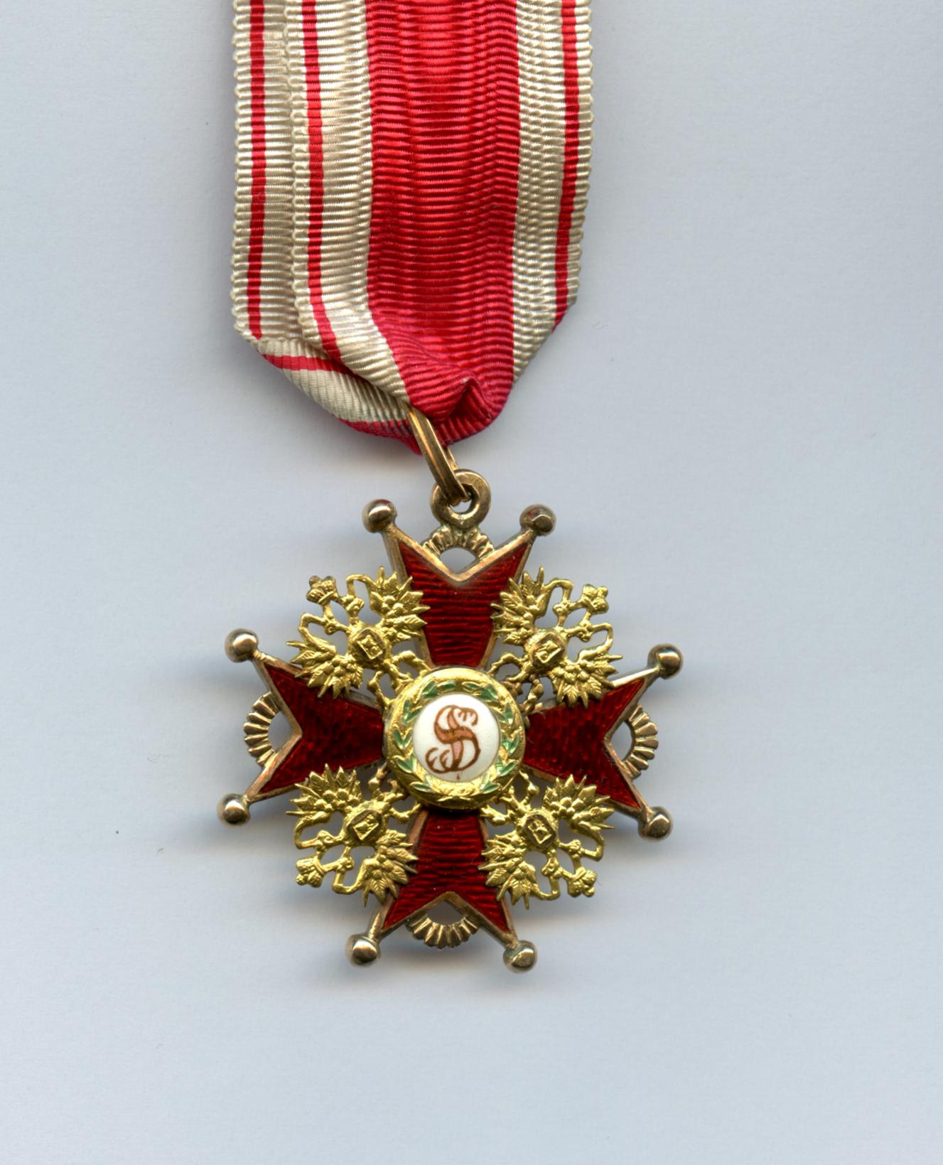 Order of St. Stanislaus 3rd class badge - Holmasto