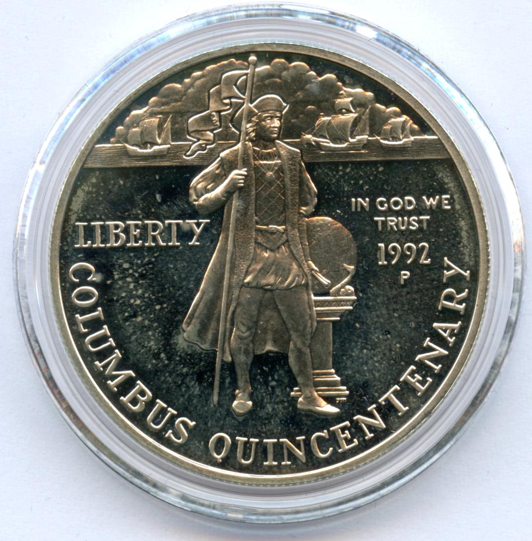 1 Dollar 1992 Columbus Quincentenary - Holmasto