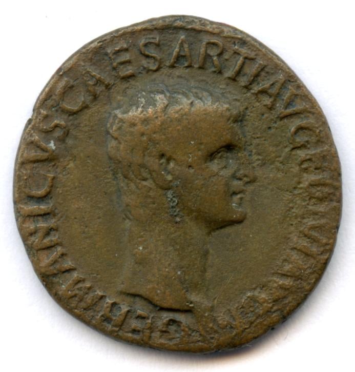 Germanicus. Assi. Rooma, 50-54 jKr. - Holmasto