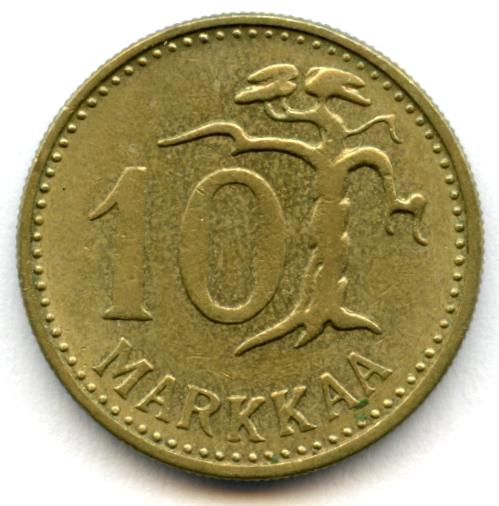 10 markkaa 1960 - Holmasto