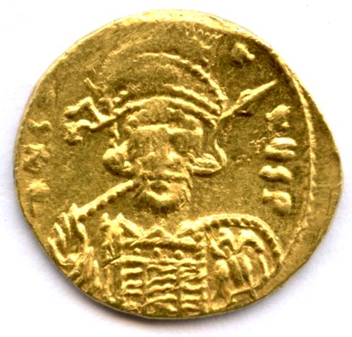Konstantinus IV. Solidus. Kultaa. Konstantinopoli, 674-681 jKr. Ex ...