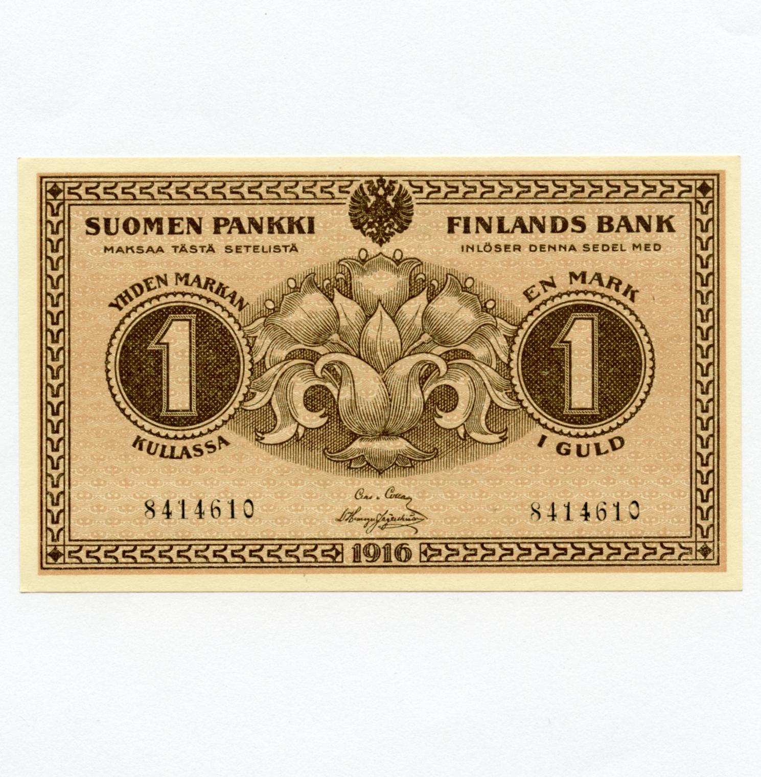 1 markka 1916 - Holmasto