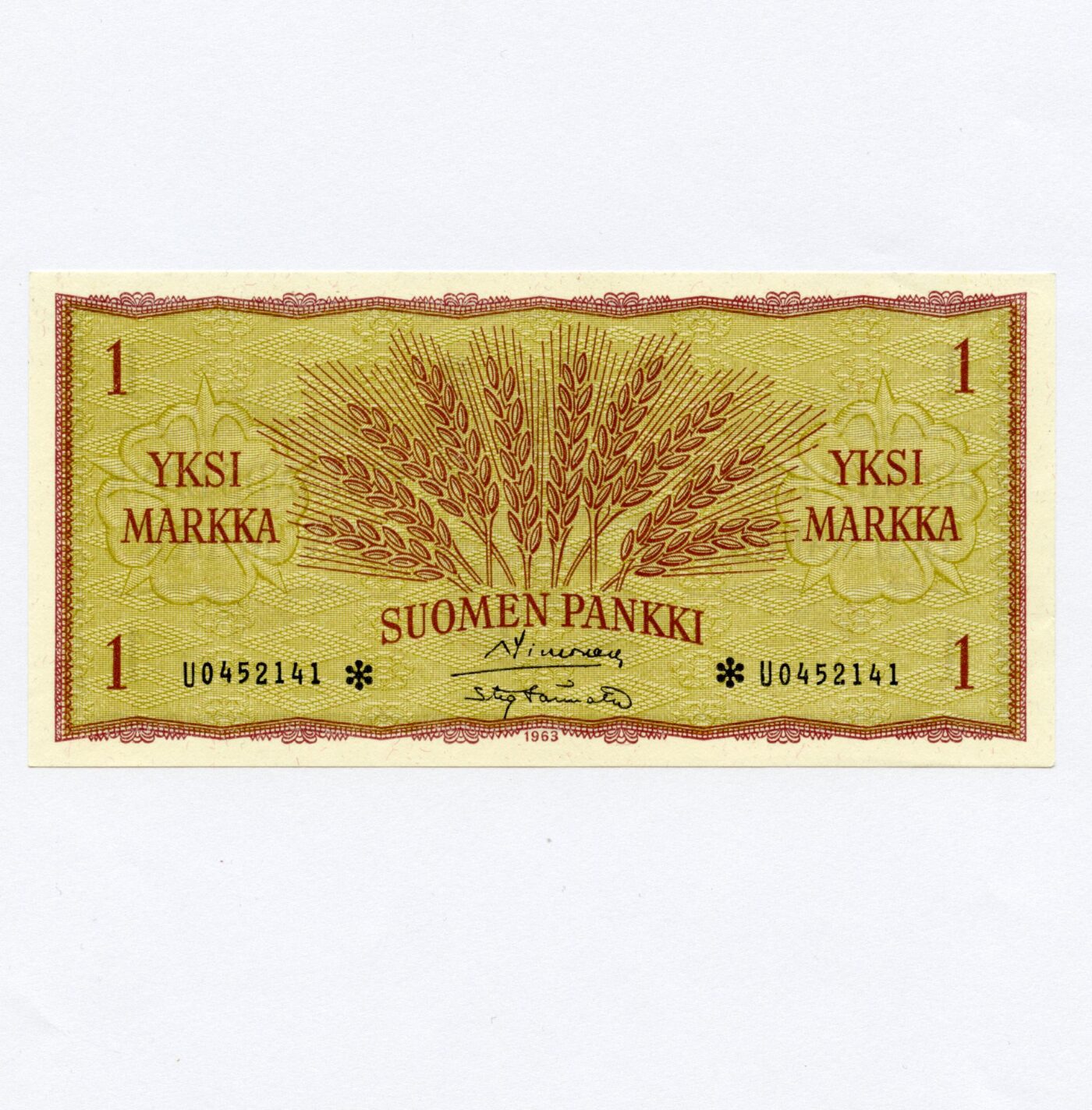 Markan setelit - Suomen markka & Vanhat markan setelit - Holmasto