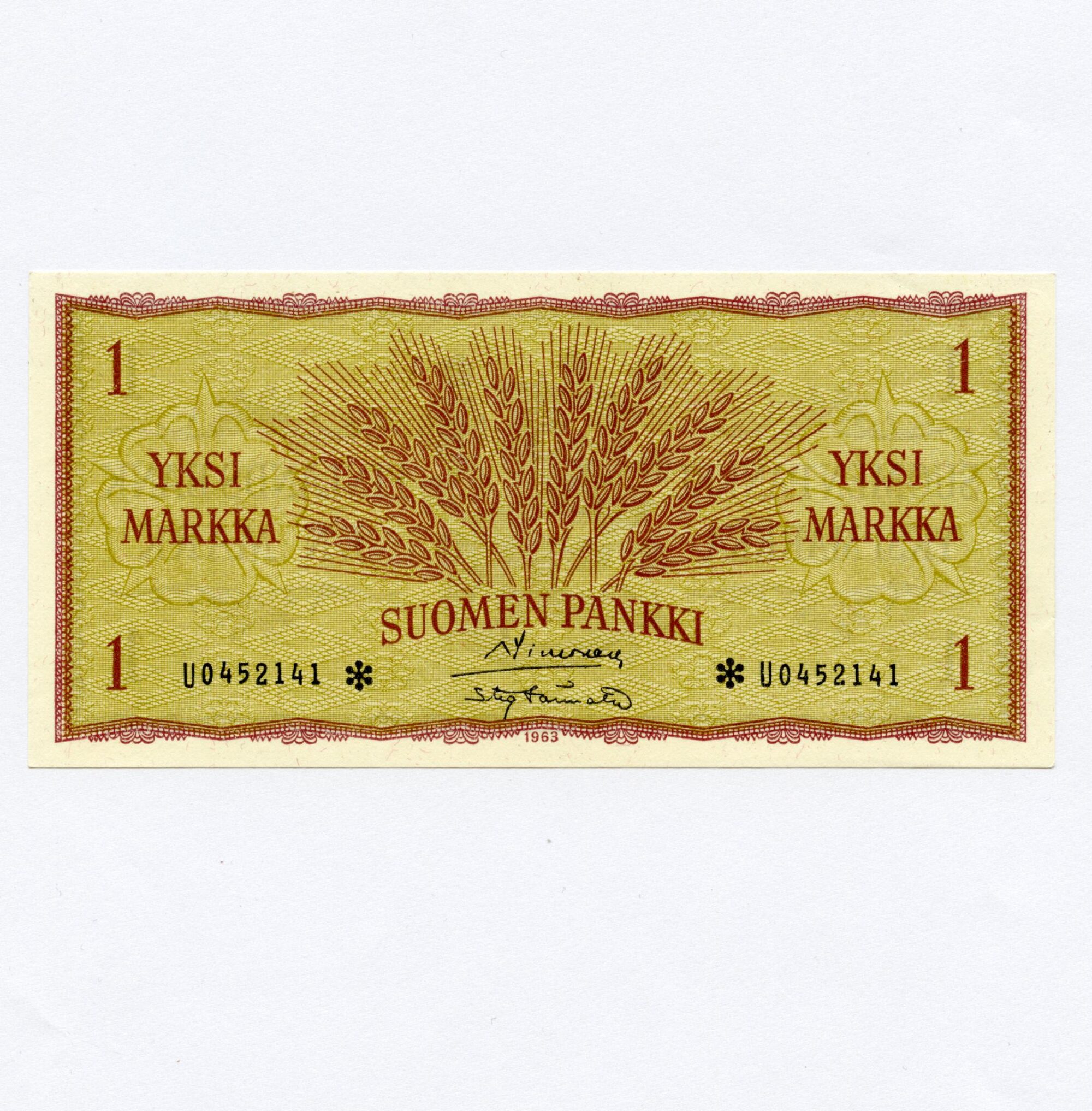 Markan setelit - Suomen markka & Vanhat markan setelit - Holmasto