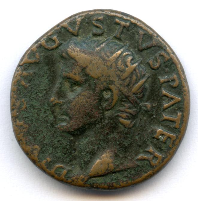 Augustus (Divus). Dupondius. Rooma, 22-30 jKr. - Holmasto