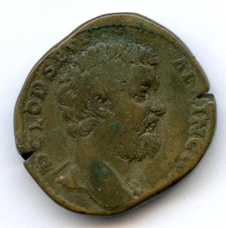 Clodius Albinus. Sestertius. Rooma, 194 jKr. - Holmasto