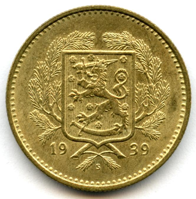 10 markkaa 1939 - Holmasto