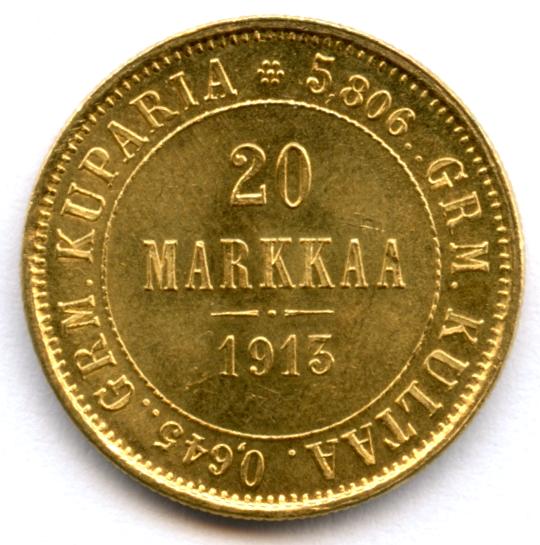20 markka 1913 - Holmasto