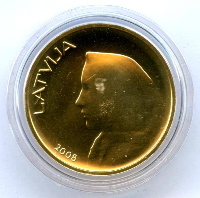20 Lati 2008 Coin of Latvia - Holmasto
