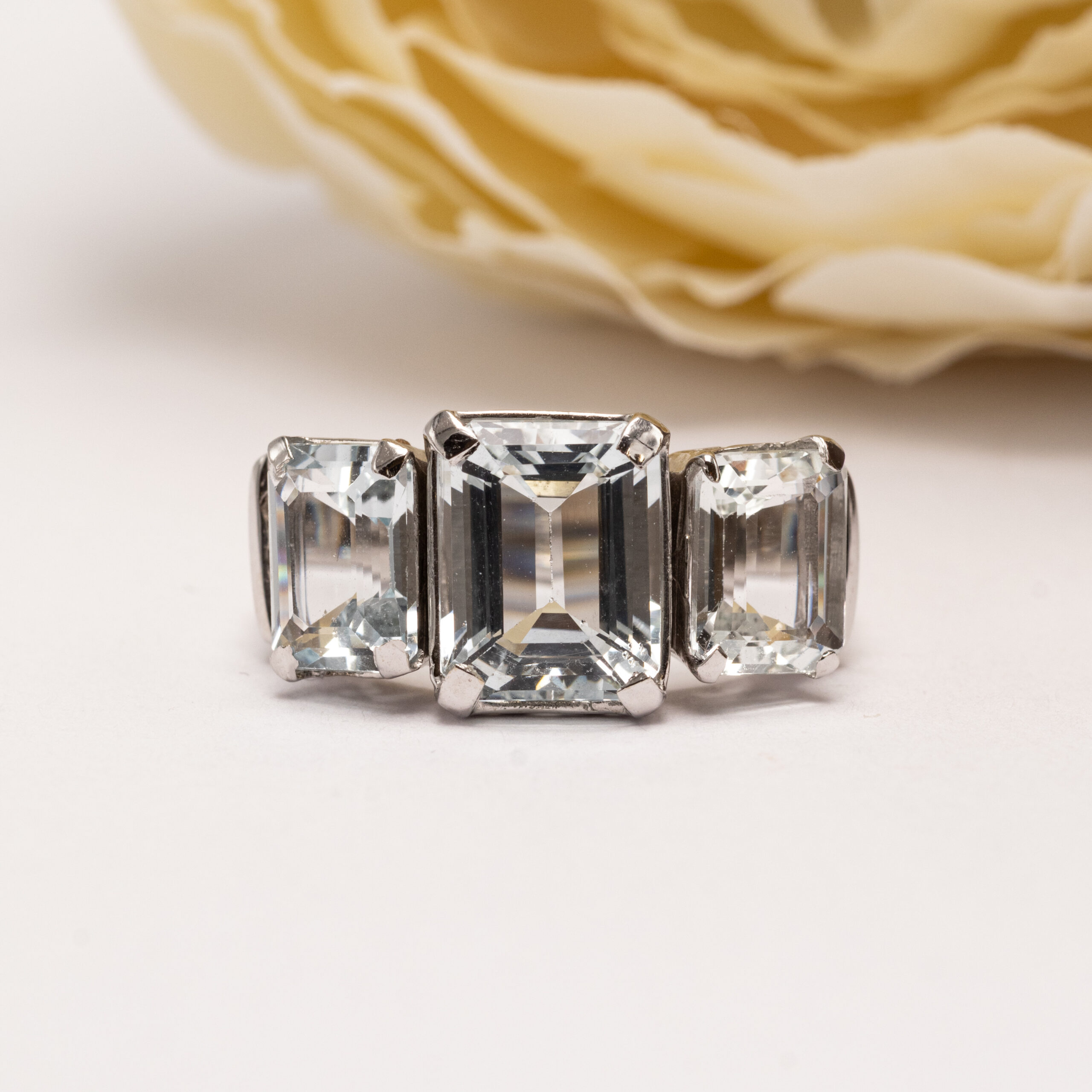 Akvamariini- timanttisormus 6,25 + 0,06 ct - Holmasto