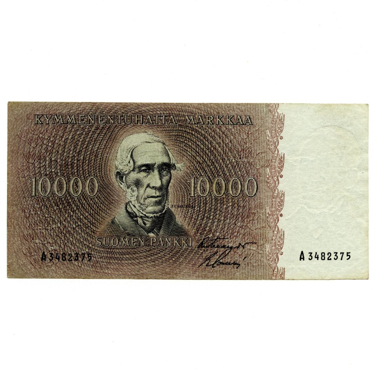 Markan setelit - Suomen markka & Vanhat markan setelit - Holmasto