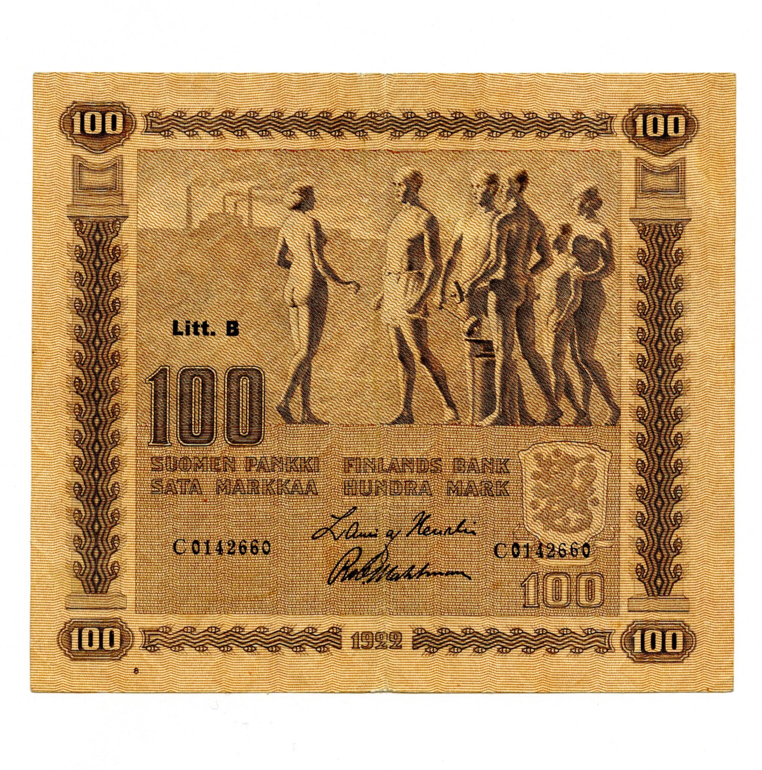 Markan setelit - Suomen markka & Vanhat markan setelit - Holmasto