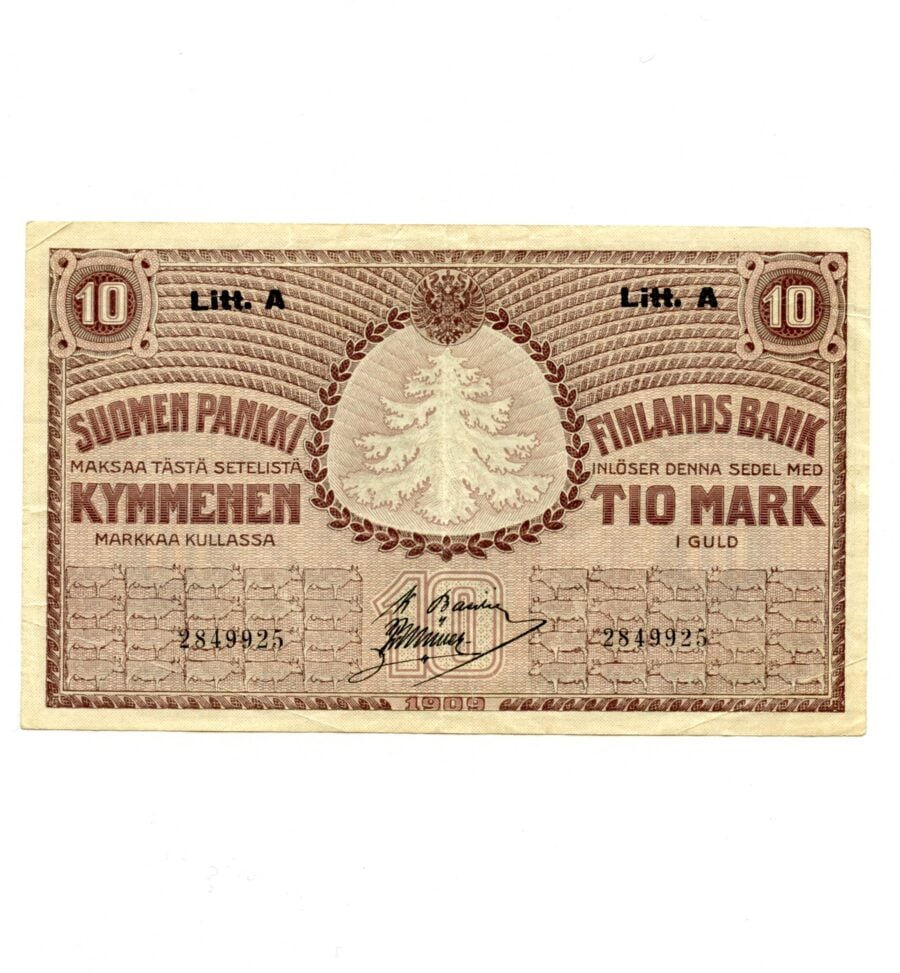 Markan setelit - Suomen markka & Vanhat markan setelit - Holmasto