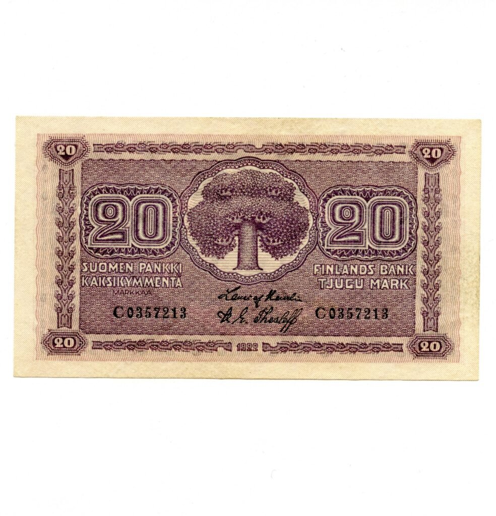 Markan setelit - Suomen markka & Vanhat markan setelit - Holmasto